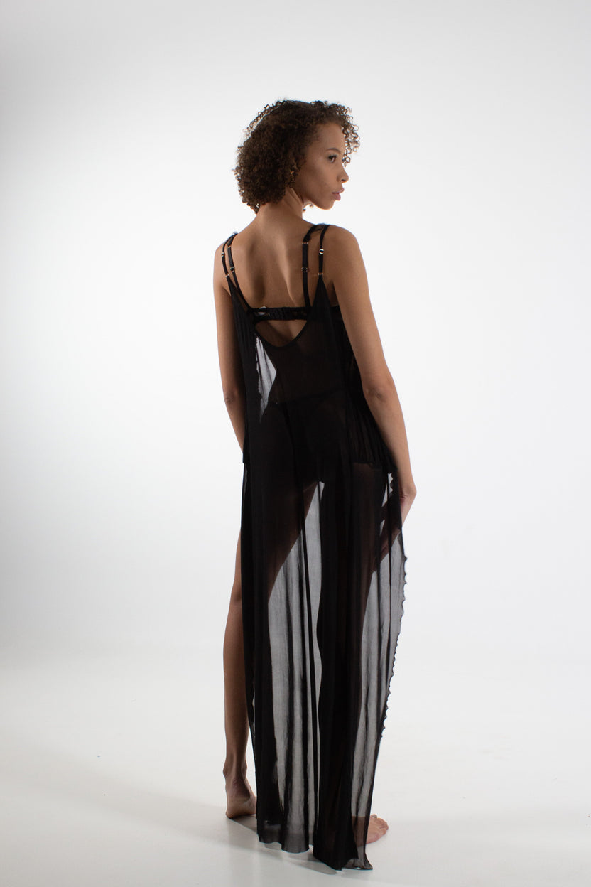 Luxury Lingerie Mesh Five-Piece Set – Babydoll